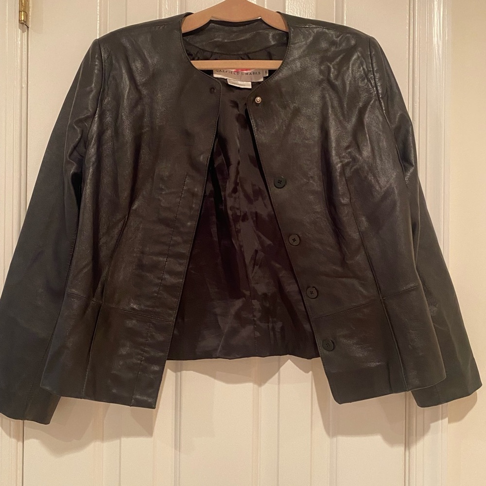Vintage Garfield &Marks Leather Jacket. - Gem